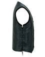 Bullock Men's Motorcycle Leather Vest – Law Abiding Biker