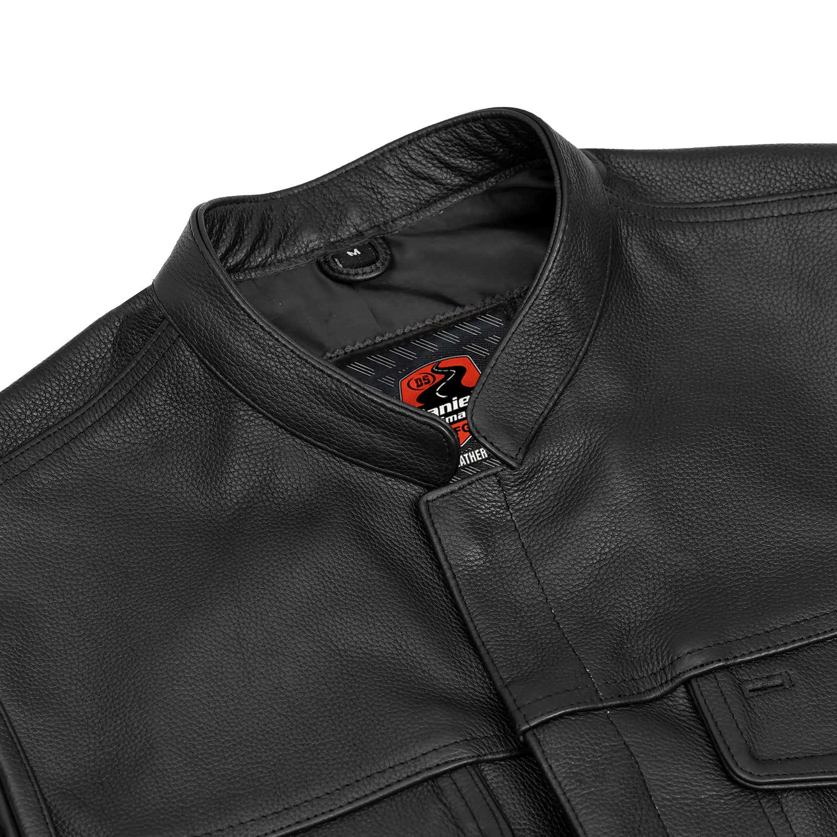 Sideon Men's Motorcycle Leather Vest – Law Abiding Biker