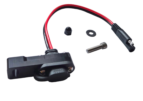Stealthport Motorcycle Battery Charging & Accessory Port - TOP MOUNT ...