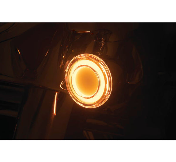 Kuryakyn Tracer LED Front Turn Signal Inserts-Amber – Law Abiding Biker
