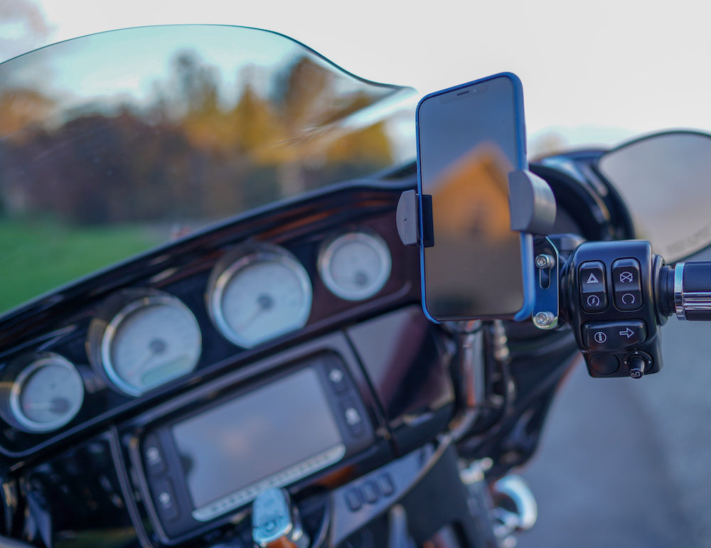 Biker Gripper Cell Phone Mount System-Harley & Metric – Law Abiding Biker